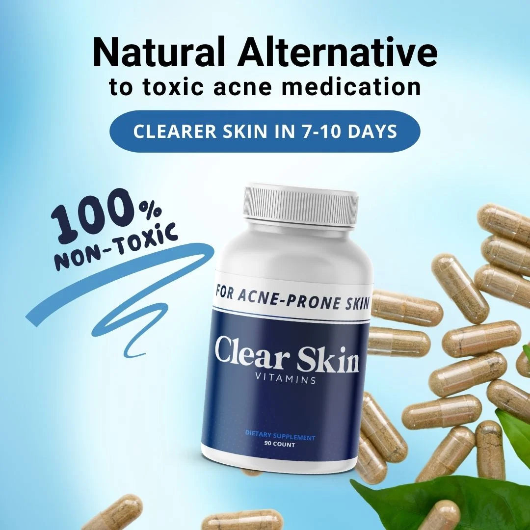 Clear Skin Vitamins | Acne Food Supplement | For Acne-prone Skin ...